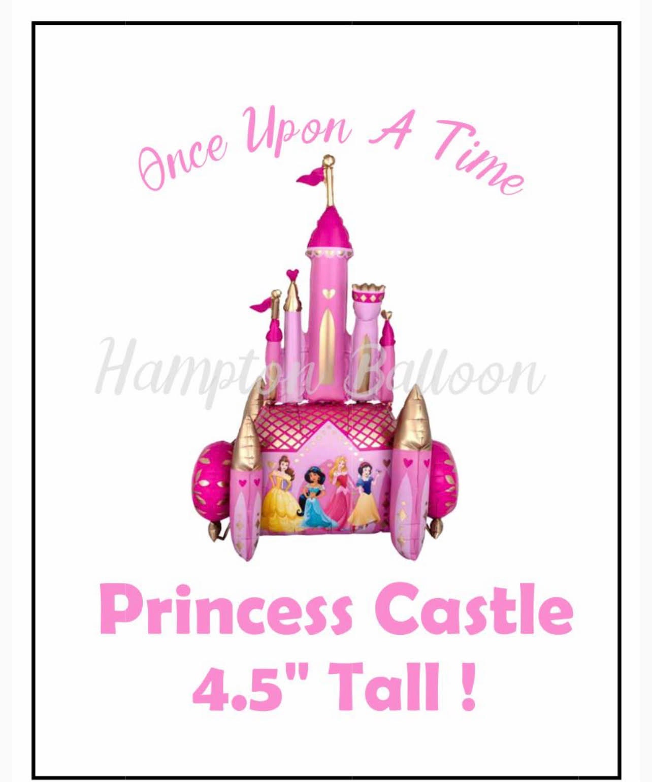 55 Princess Castle Balloon Giant Once Upon a Time Fairytale Disney ...