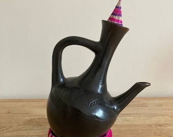 Ethiopian Jebena Coffee Set, Ethiopian Coffee Pot, Gurage Coffee Pot ...