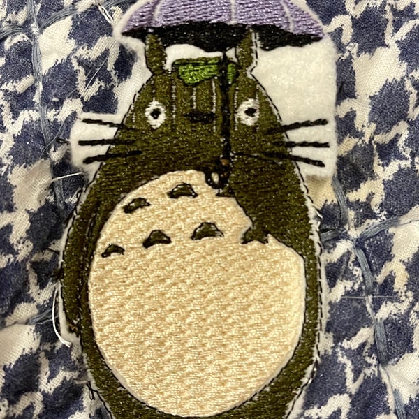 Totoro Embroidery - Etsy