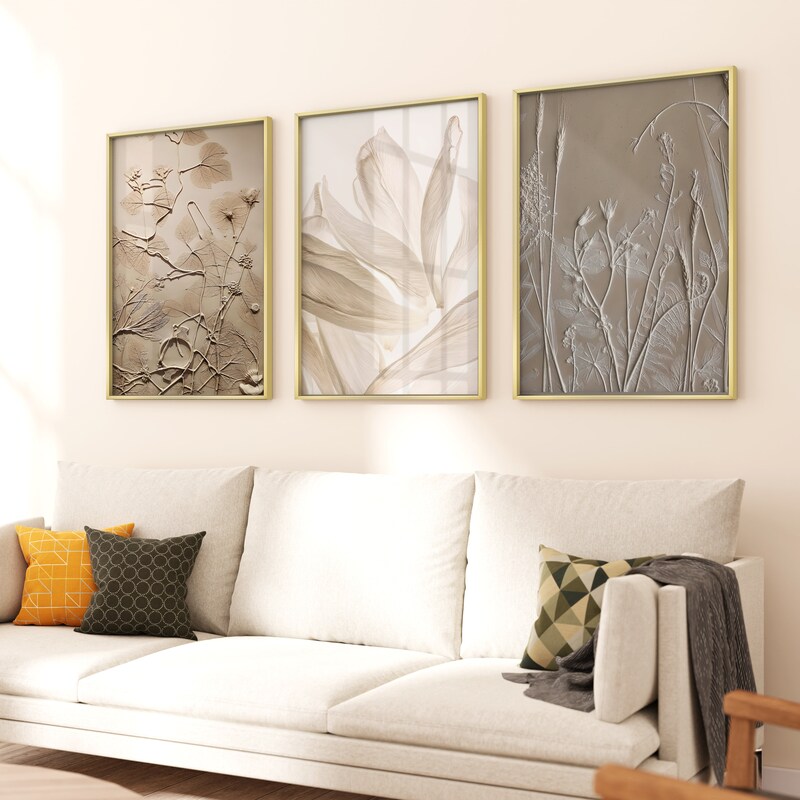 Framed Abstract Wall Art - Etsy