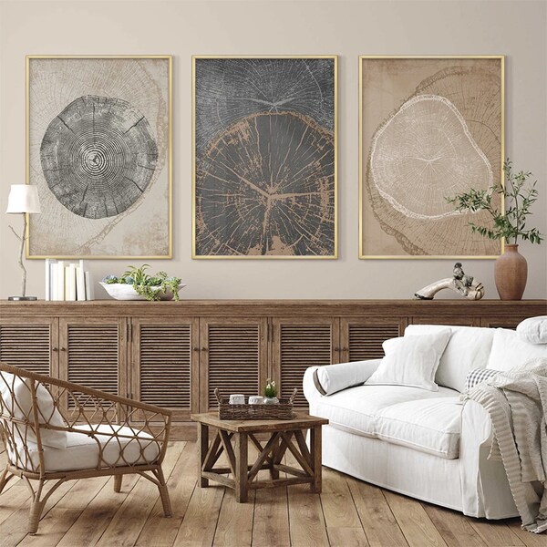 Metal Tree Trio Art - Etsy