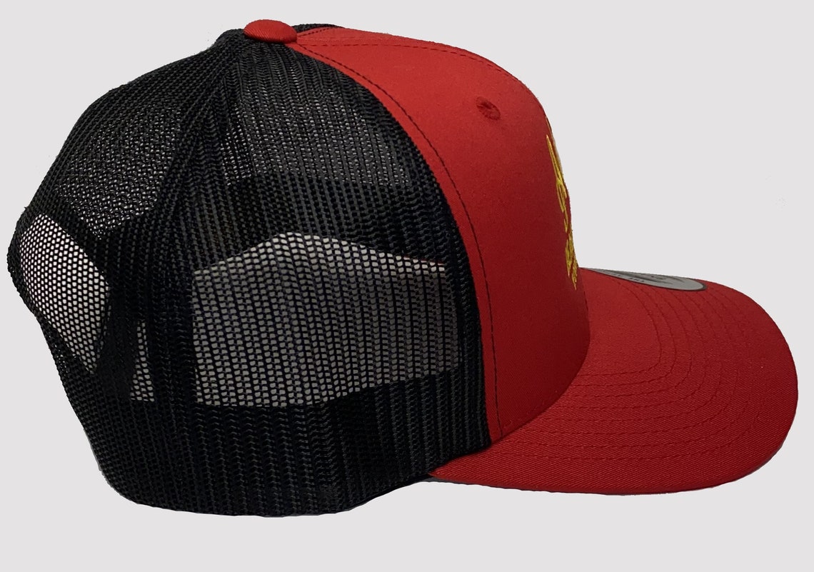 Aloha Beach Services Hat (red/black) - Etsy