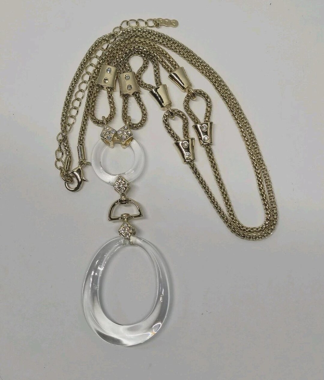 Clarion-pell GPK Princess Grace Kelly Crystal Adjustable Pendant ...