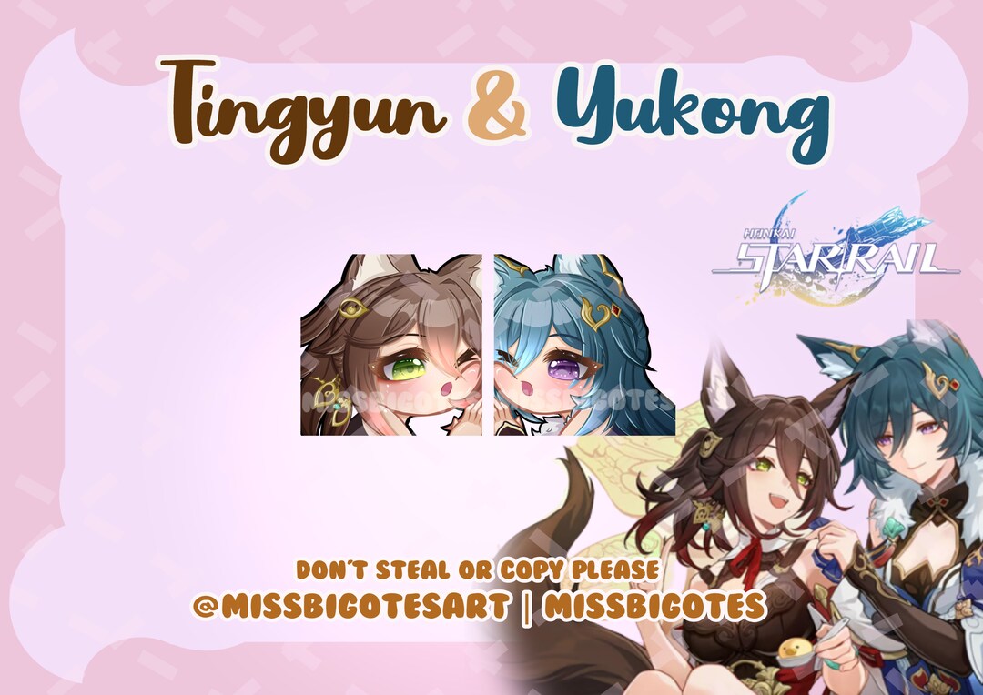 Honkai Star Rail Tingyun Yukong Emote Pack - Etsy