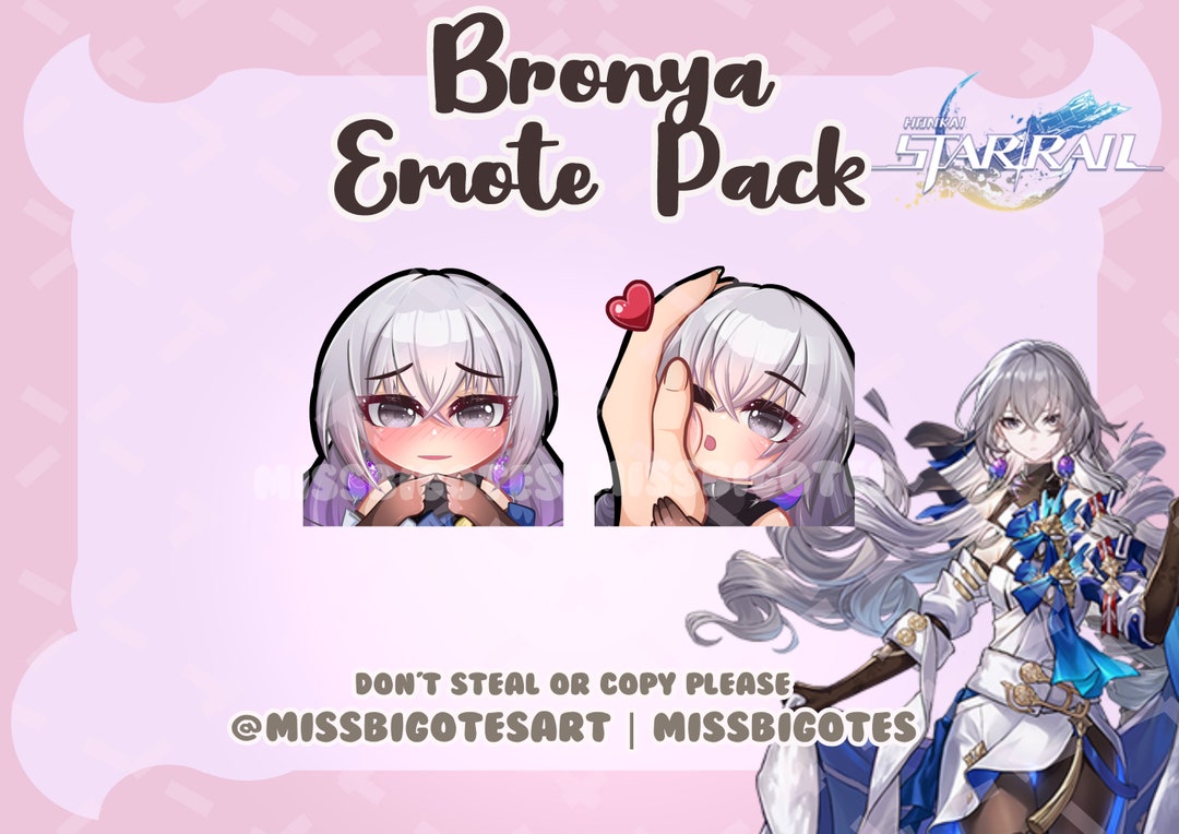 Honkai Star Rail Bronya Emote Pack - Etsy Australia