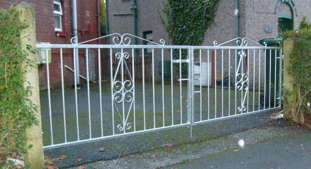 Rustic Driveway Gates: Galvanized Steel, Made to Measure Uk Only, Read ...