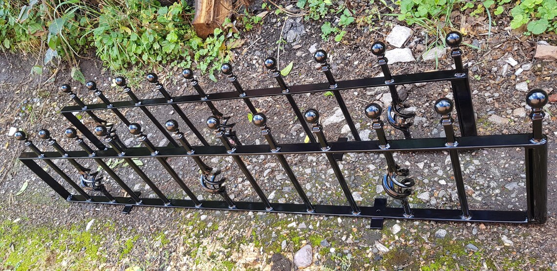 Curb Stone Mounted Railings. Made to Measure and Shipped All Over the ...