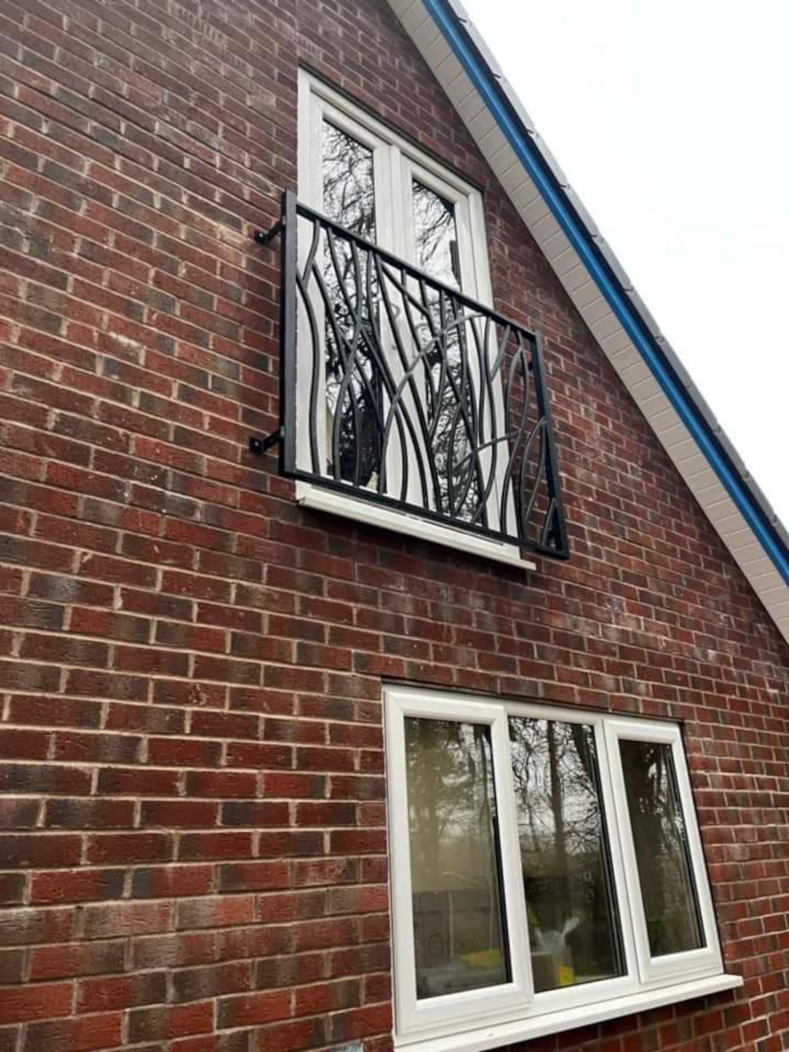 Modern Art Balcony QUOTE Only...made to Measure and Order and Shipped ...