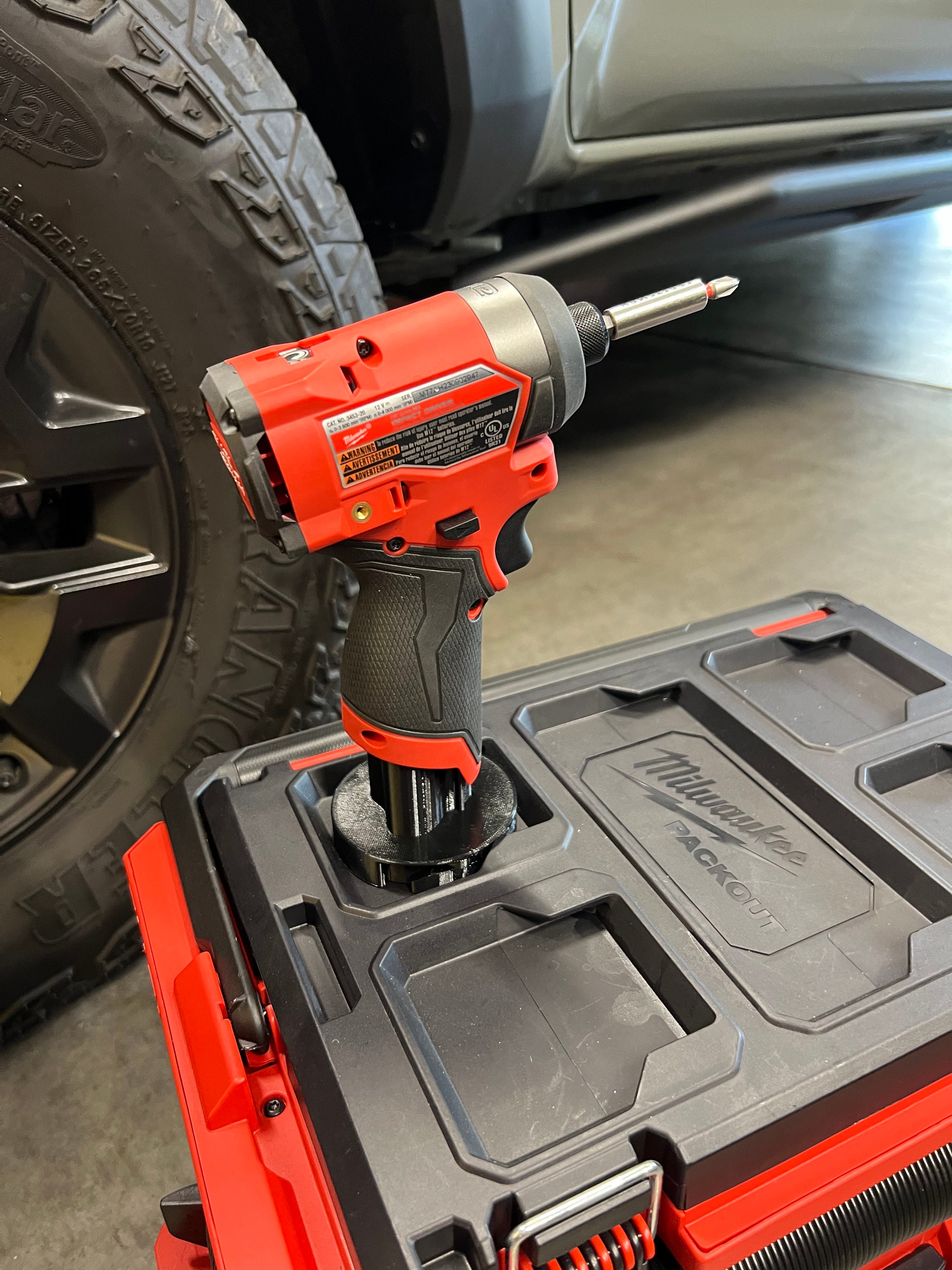 Milwaukee M12 Tool Holder for Packout With Packout Cleat 3D Printed - Etsy