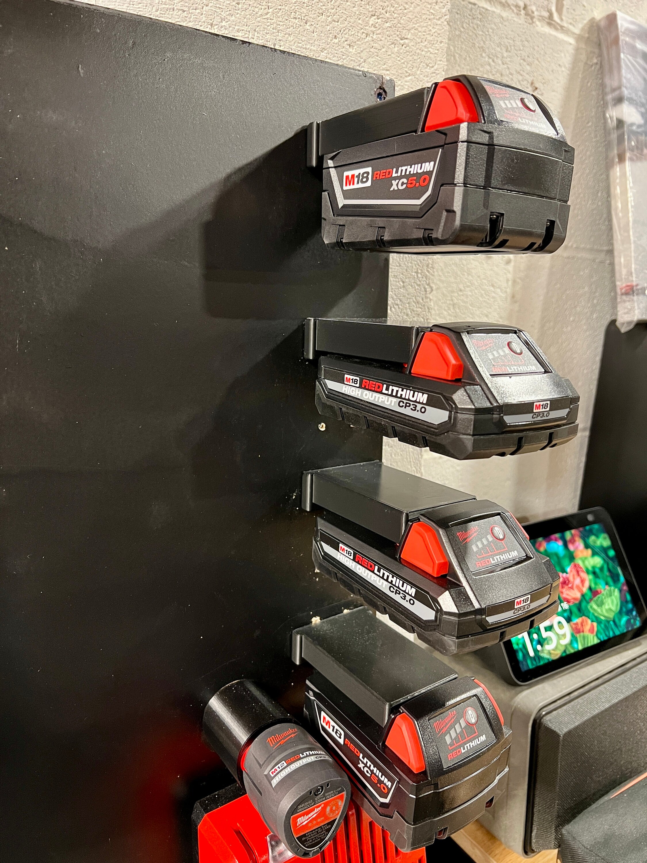 Milwaukee M18 Battery Holders/mount - Etsy