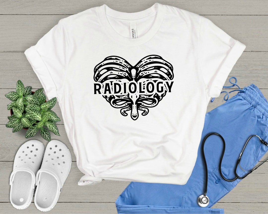 Radiology X-ray Wings Tee Medical Imaging Professional Shirt Medical ...