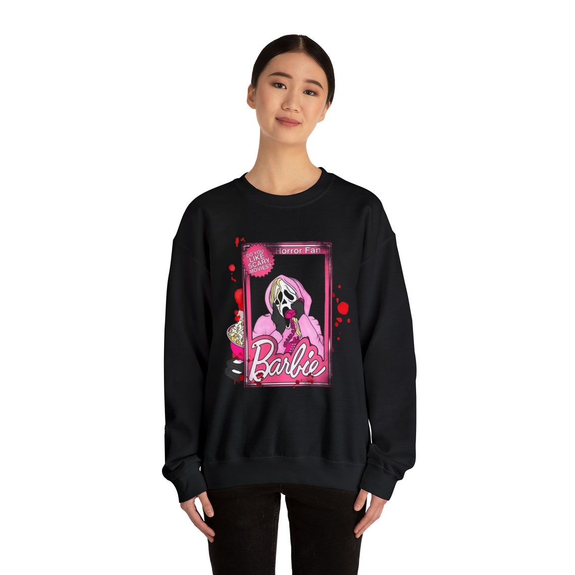 Scream Barbie Crewneck Sweater - Etsy