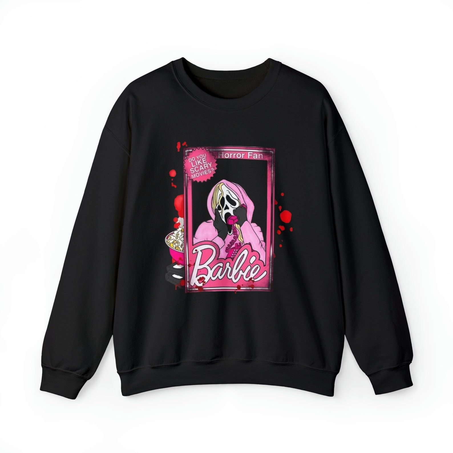 Scream Barbie Crewneck Sweater - Etsy