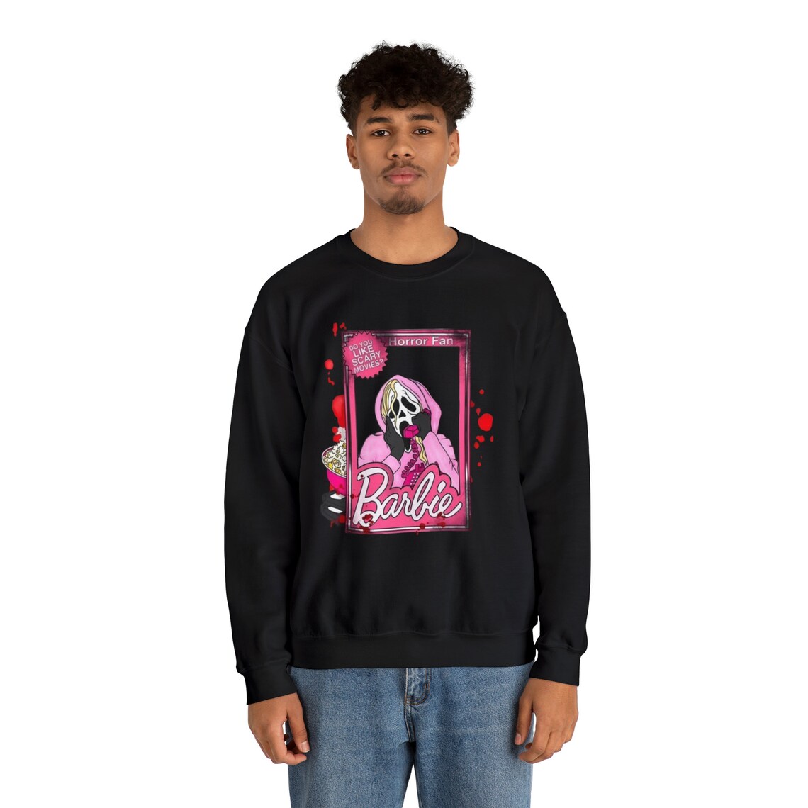 Scream Barbie Crewneck Sweater - Etsy