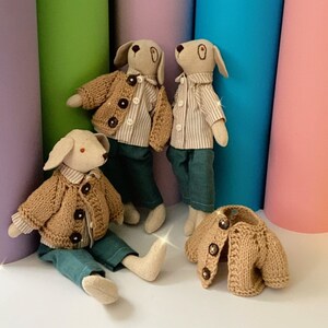 Montessori Waldorf Inspired Plush Boy Doll, Stuffed Animal Dog ...