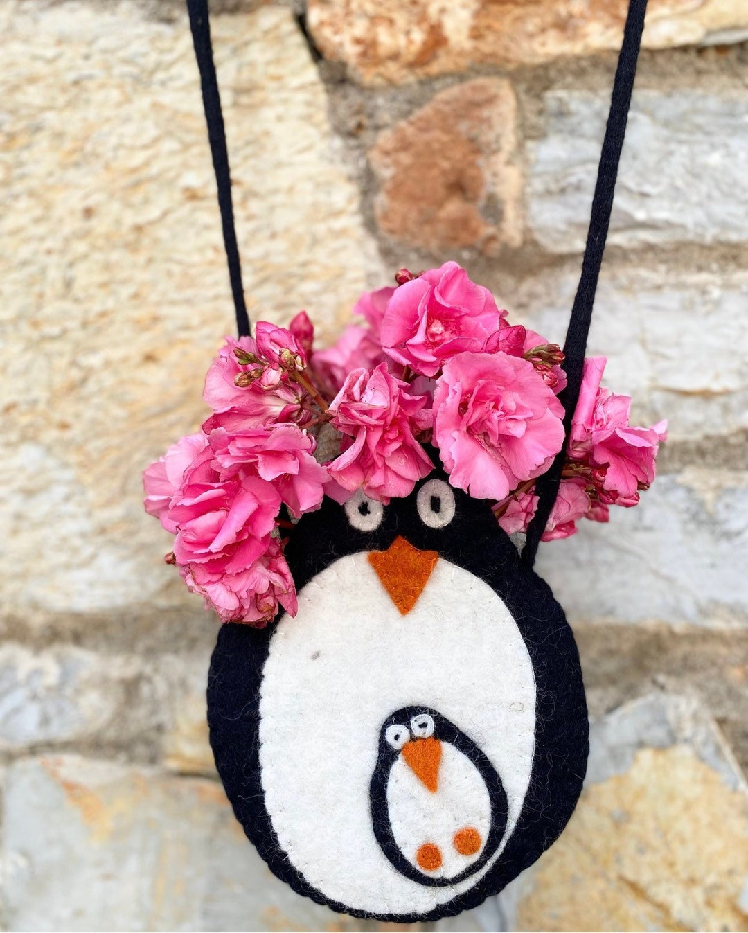 Handmade Wool Penguin Crossbody Bag: Kids Ita Bag - Etsy