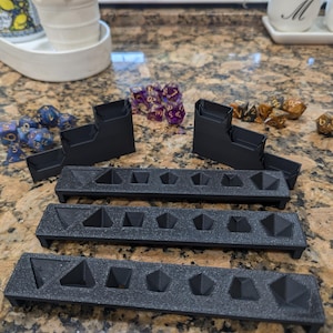 3-tier Black Dice Display Stand: RPG Dice Holder - Etsy