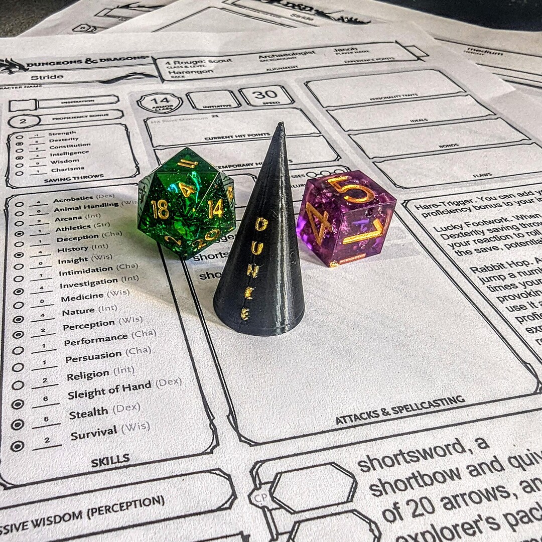Dice Dunce Cap for Bad Rolls – Funny D&D Tabletop RPG Accessory ...