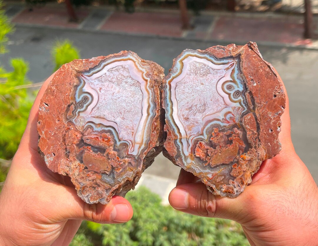Turkish Gem Banded Tube Thunder Egg Agate Cubuk Town, Susuz Village ...