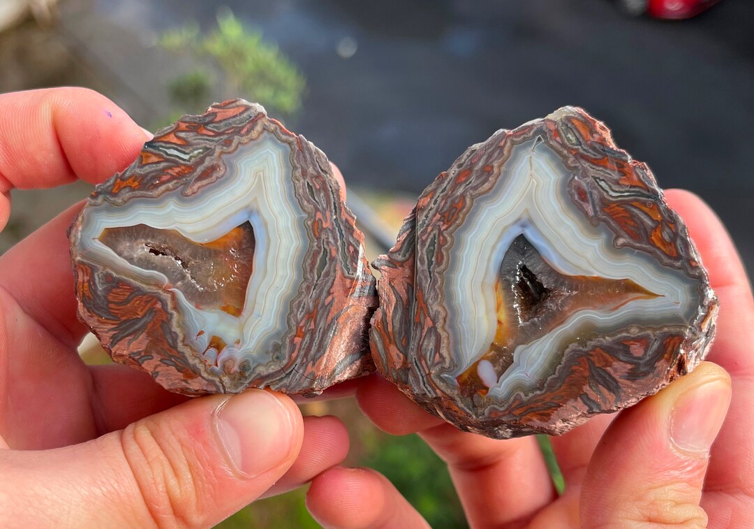 Turkish Gem Banded Tube Thunder Egg Agate Cubuk Town, Susuz Village ...