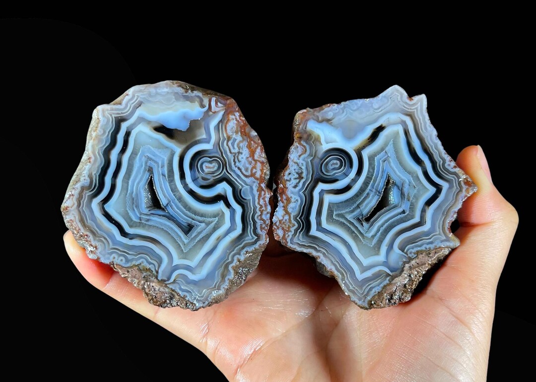 Parallax Banded Thunderegg Agate Stone – Susuz Village, Çubuk, Turkey ...