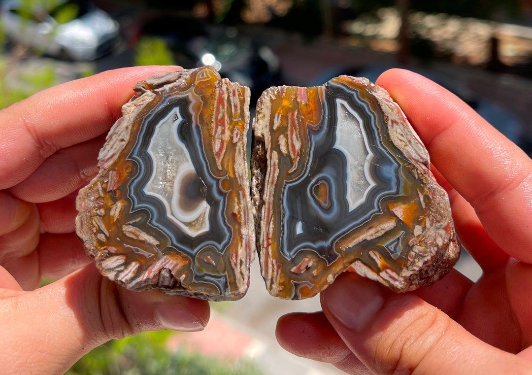 Turkish Gem Banded Tube Thunder Egg Agate Cubuk Town, Susuz Village ...