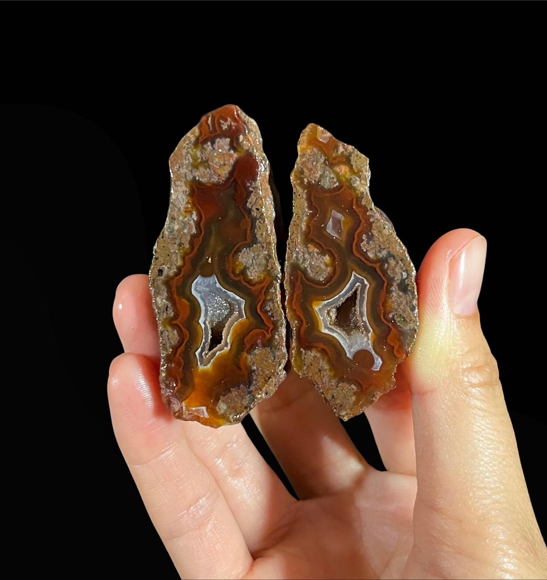Black Sea Red Banded Agate From Trabzon City Turkey *CUT* - Etsy