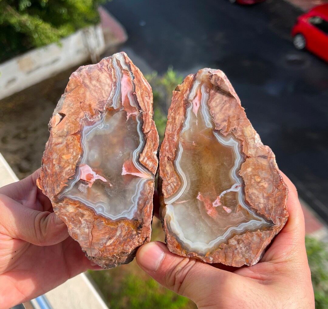 Turkish Gem Banded Thunder Egg Agate Cubuk Town Kuyumcu - Etsy