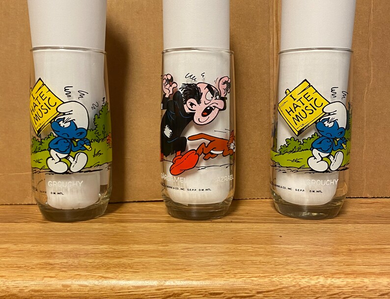 1980s Smurf Glasses - Etsy