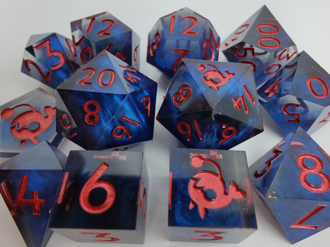 Hydro Thermal Dice Set | Resin Handmade - Etsy