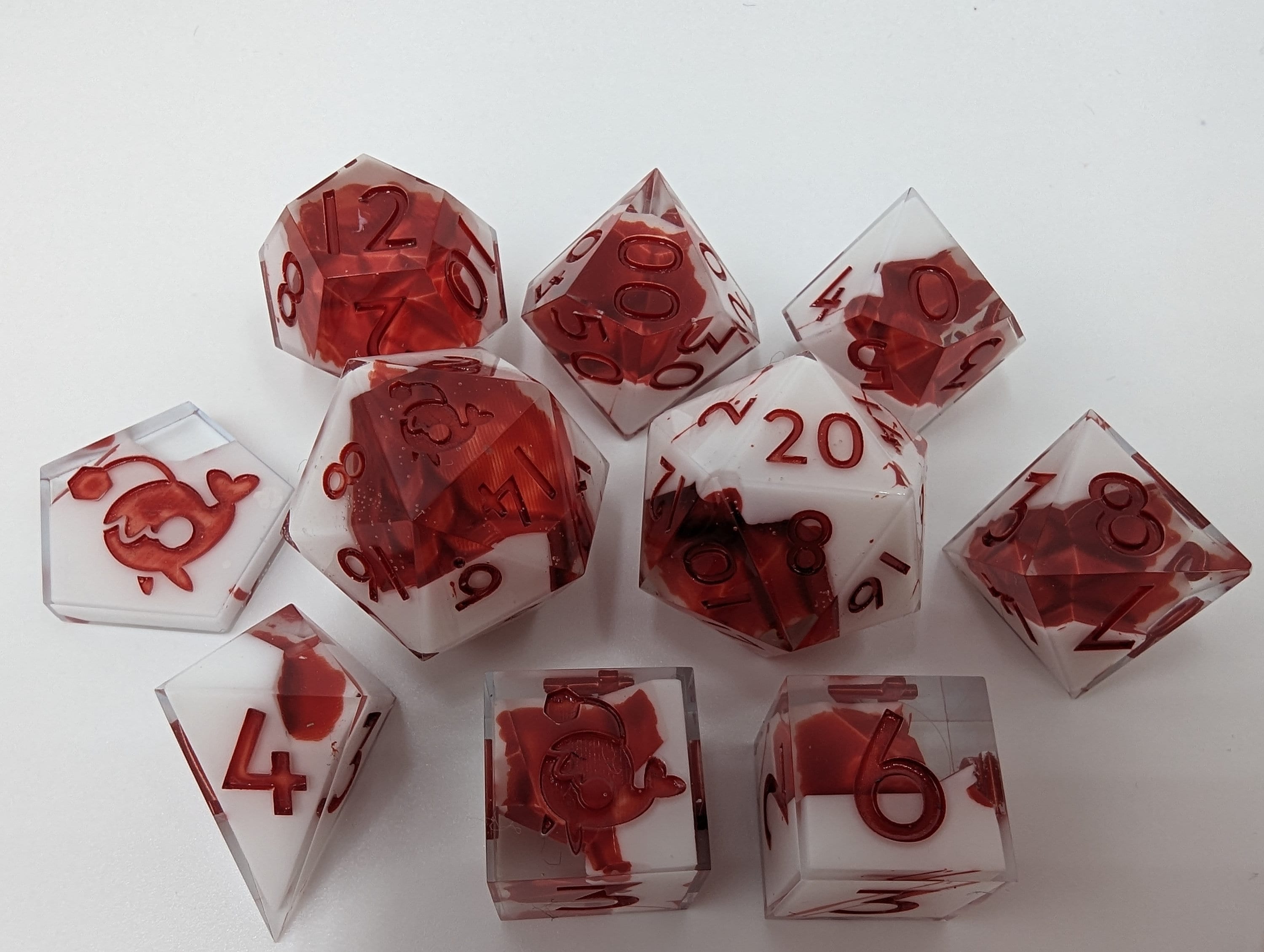 Wisdom Teeth Dice Set Resin Handmade - Etsy