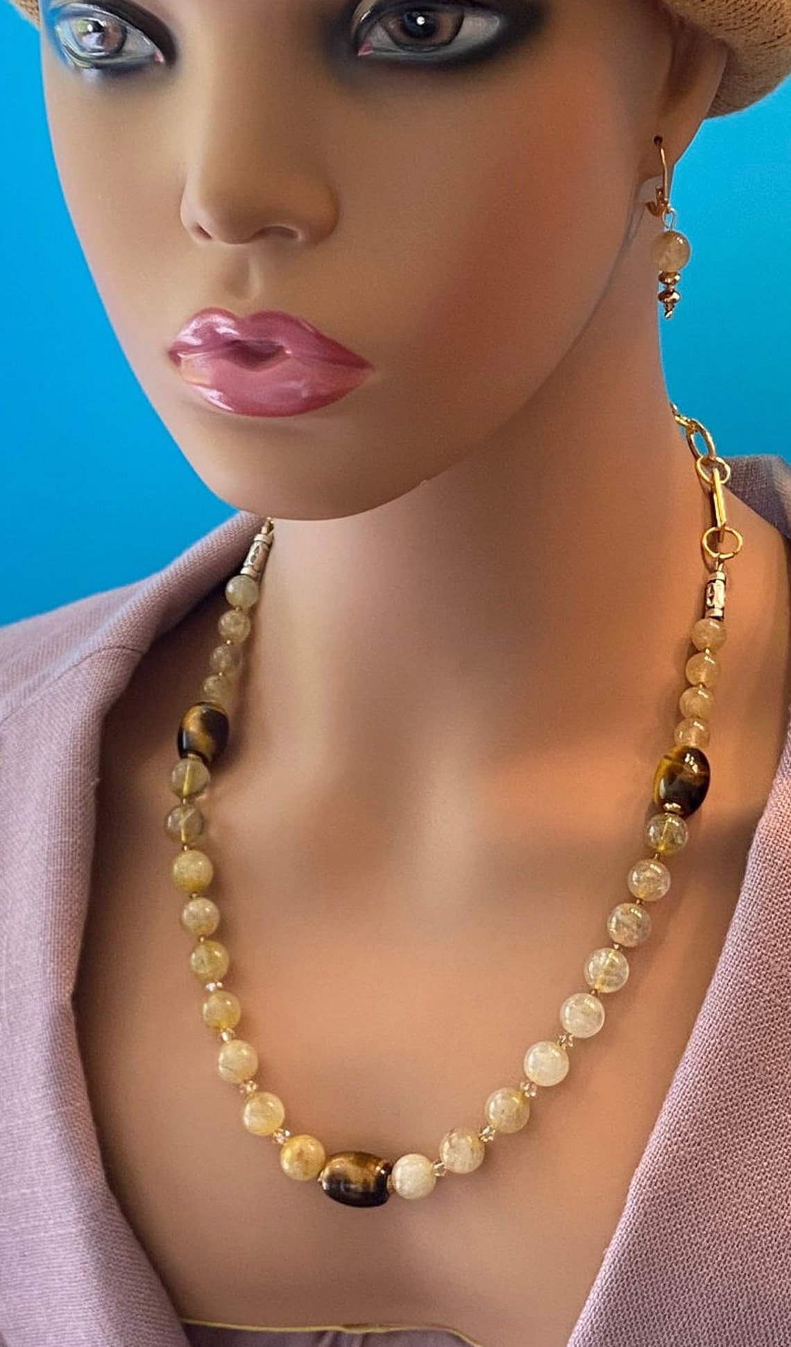 Stunning Yellow Quartz Yellow Swarovski Crystals Yellow - Etsy