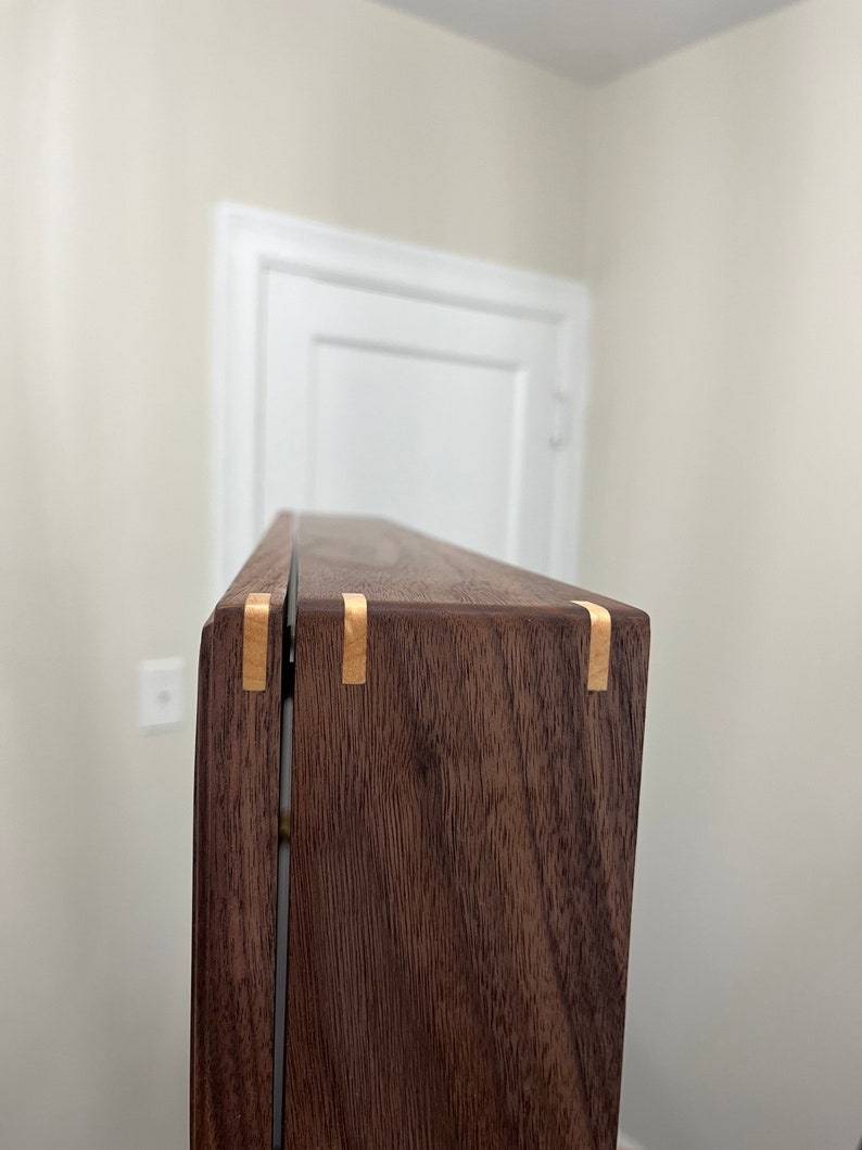 Black Walnut Shadow Box With Maple Accents / Display Case - Etsy