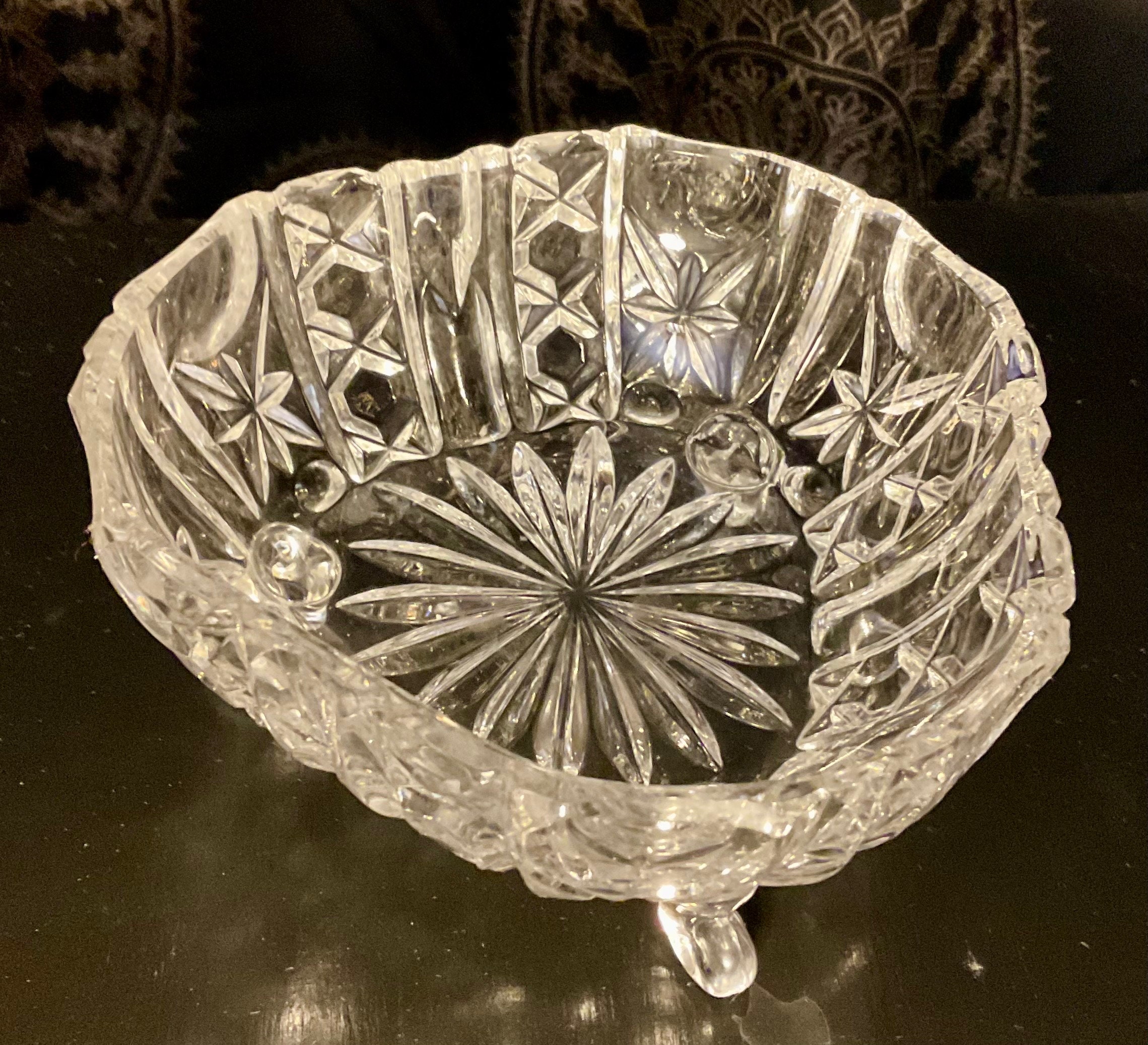 Princess House Lead Crystal Candy Dish - Etsy