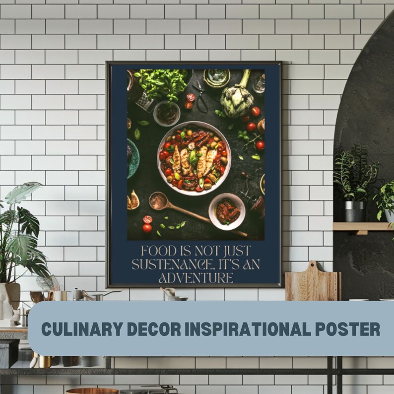 Culinary Classroom Wall Decor: Inspiring Art for Aspiring Chefs Cooking ...