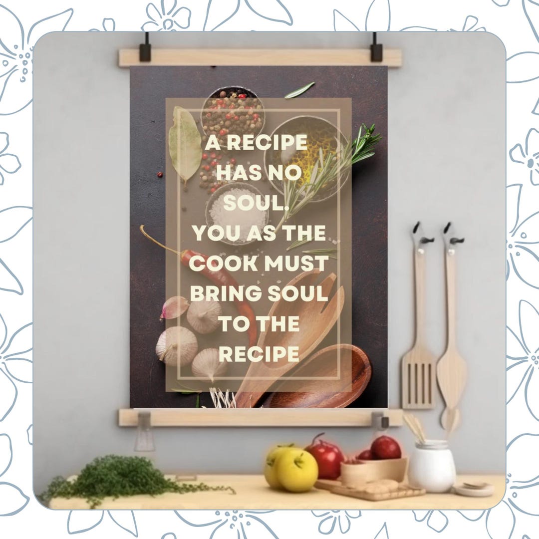Culinary Classroom Wall Decor: Inspiring Art for Cooking School Cooking ...