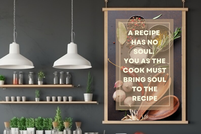 Culinary Classroom Wall Decor: Inspiring Art for Cooking School Cooking ...