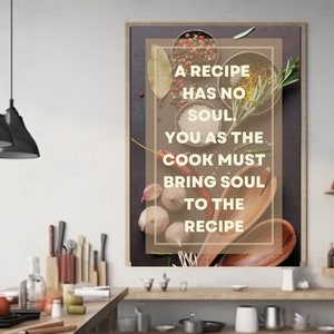 Culinary Classroom Wall Decor: Inspiring Art for Cooking School Cooking ...