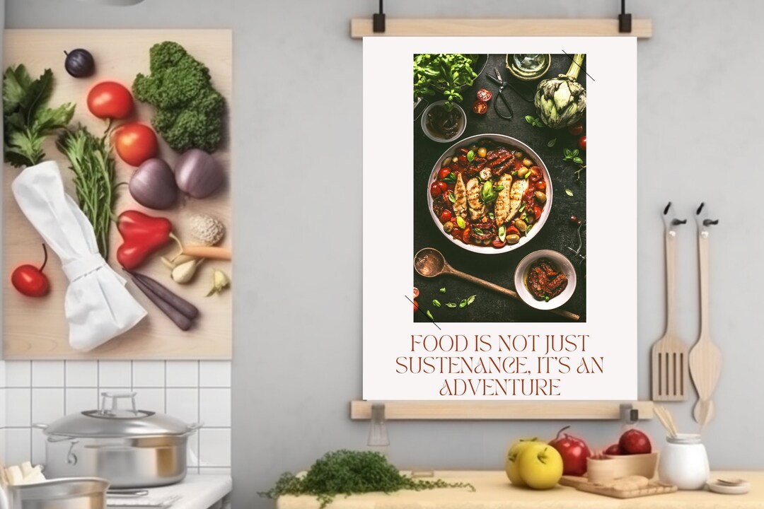 Culinary School Art Print: Elevate Your Cooking Space Cooking Wall Art ...