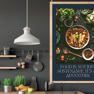 Culinary Classroom Wall Decor: Inspiring Art for Aspiring Chefs Cooking ...