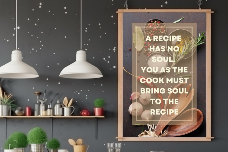 Culinary Classroom Wall Decor: Inspiring Art for Cooking School Cooking ...
