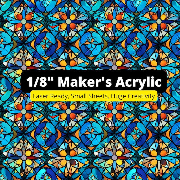 Stained Glass Acrylic Sheets - Etsy
