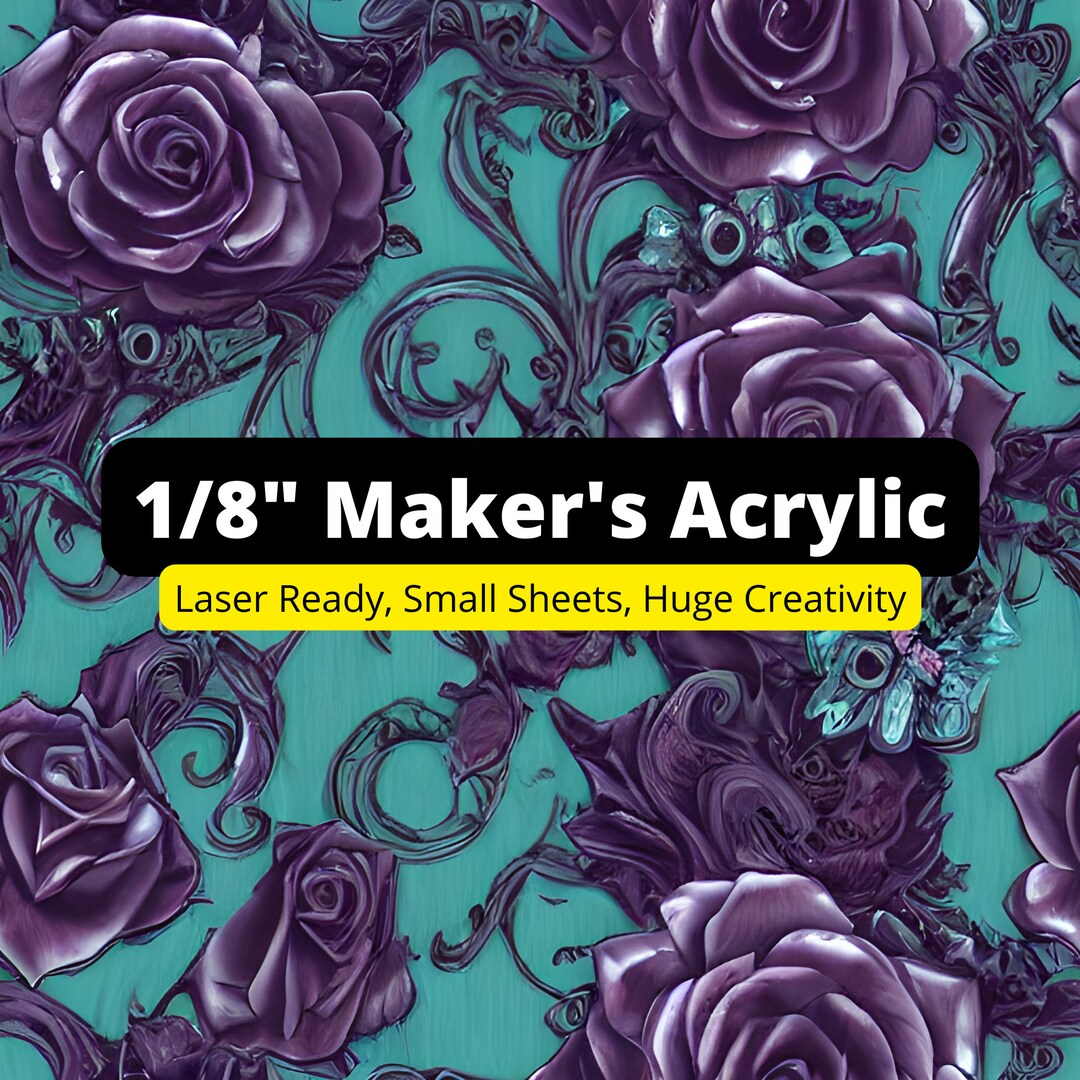 Pattern Print Acrylic Sheets High-quality Laser-ready Craft - Etsy