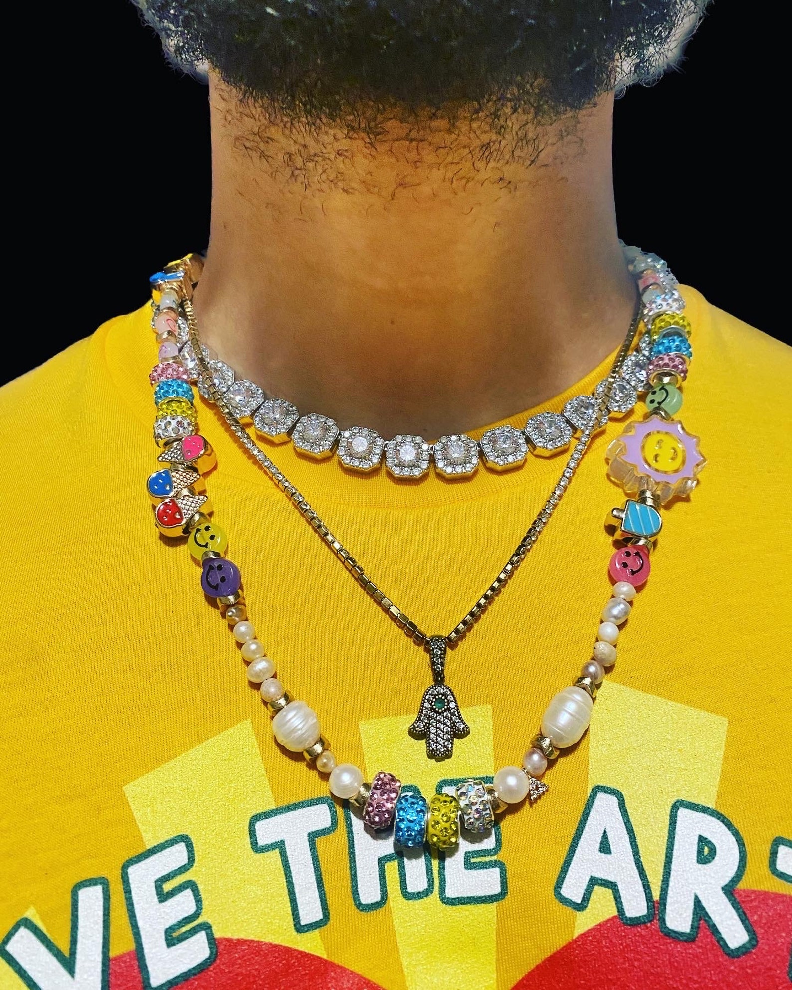 Everyayy “skateboard P" Chain (pearled) - Etsy