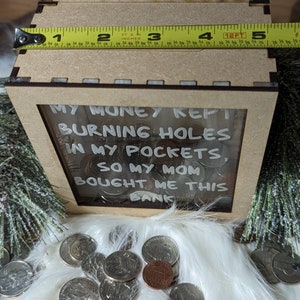 Personalized Coin Bank, Custom Bank, Bank, Custom Quote Bank, Sarcastic ...