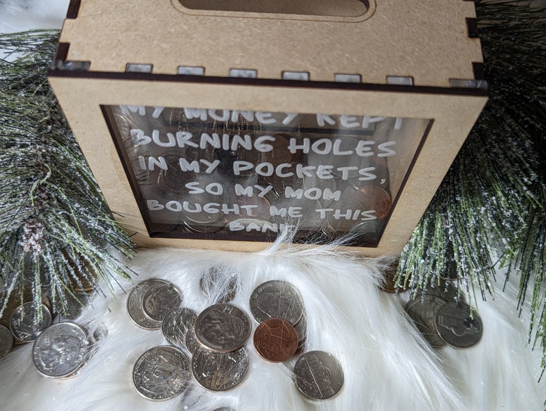 Personalized Coin Bank, Custom Bank, Bank, Custom Quote Bank, Sarcastic ...