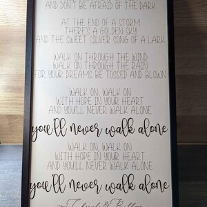 Song Lyric Sign, Quote Sign, Home Decor , Wedding Gift, Housewarming ...