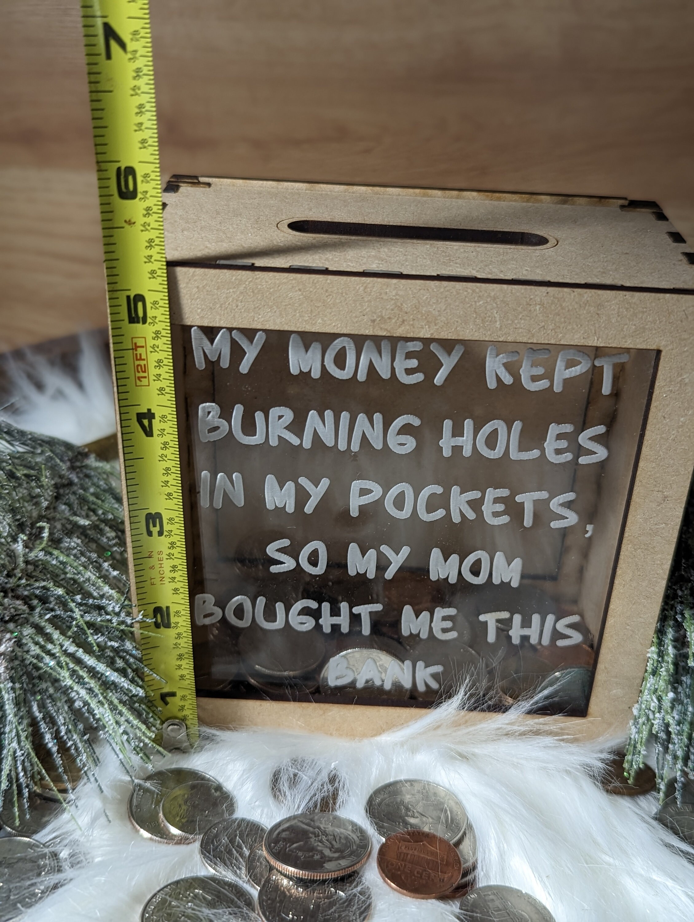 Personalized Coin Bank, Custom Bank, Bank, Custom Quote Bank, Sarcastic ...