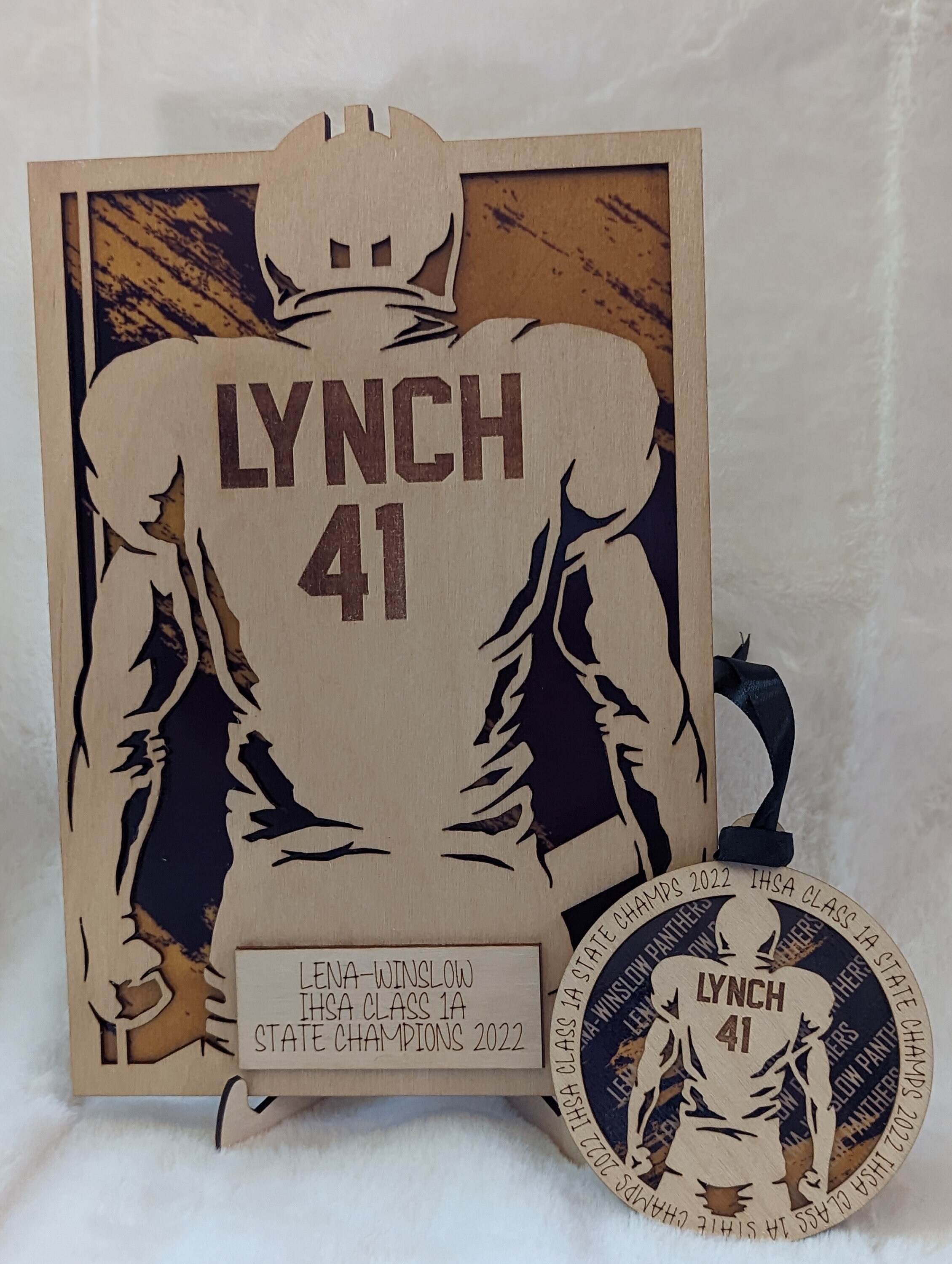 Custom Sports Plaque, Christmas, Football, Personalized, Keepsake ...