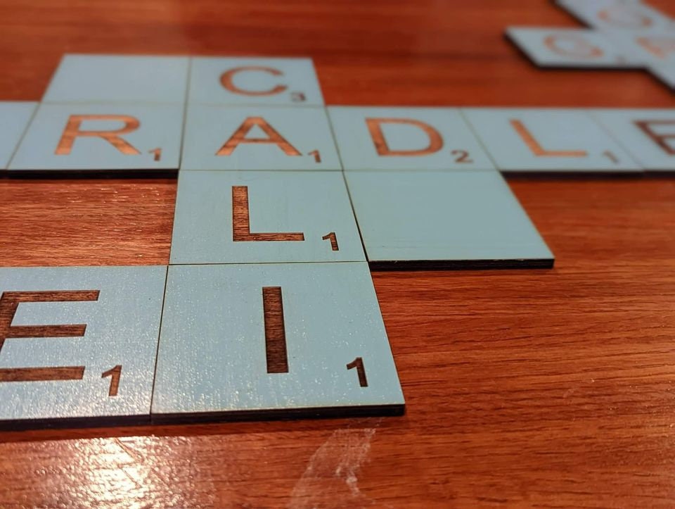 3x3 and 4x4 , Scrabble Letters, Scrabble Letter Wall Art, Wall Decor ...